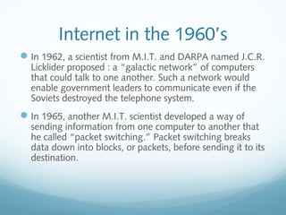 History of the internet | PPT