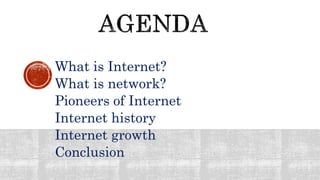 History of the internet | PPTX