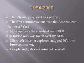 History of the internet | PPTX
