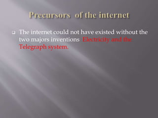 History of the internet | PPTX