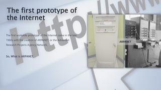 History of the Internet.....pptx | Internet for Beginners | Internet