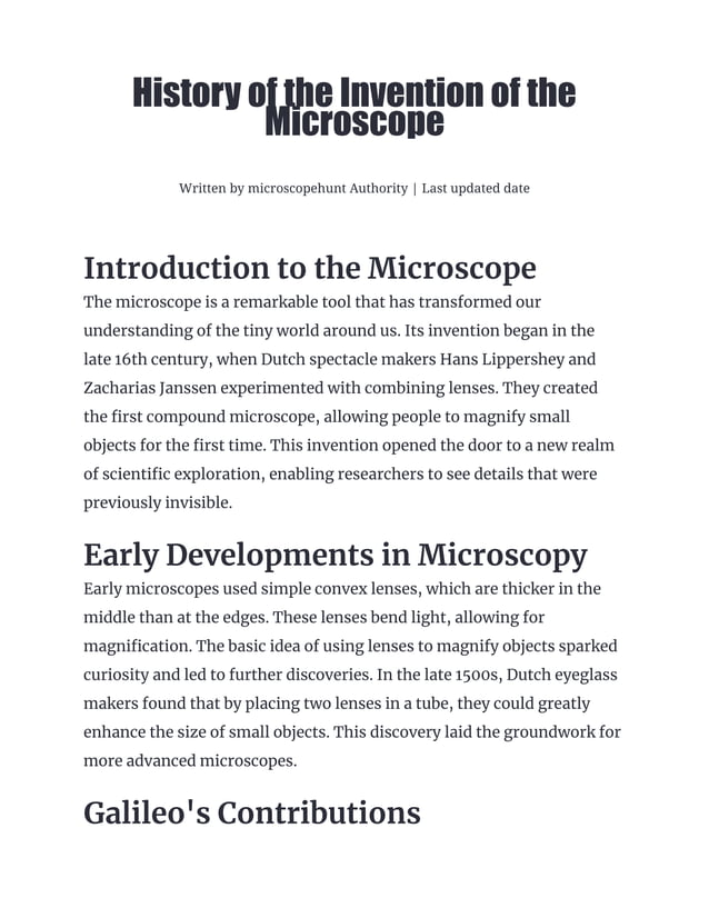 History of the invention of the microscope.docx