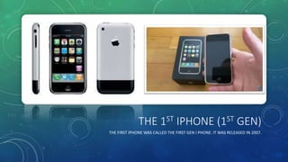History of the iphone | PPTX