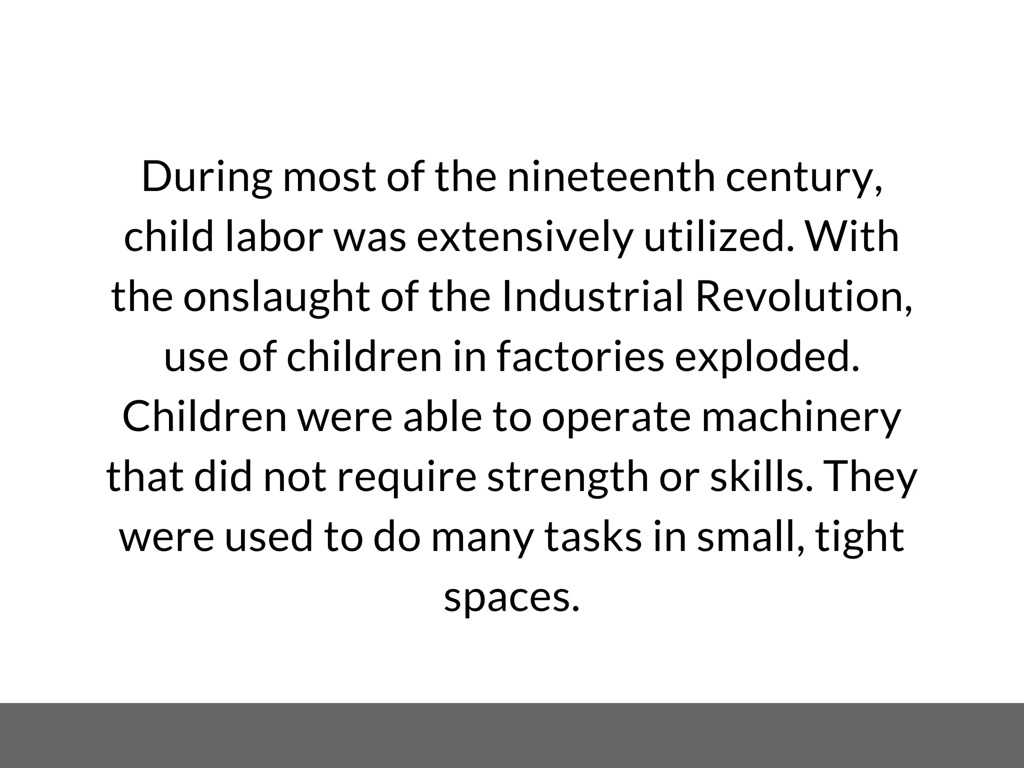 History of the Labor Movement: Child Labor in America | PDF