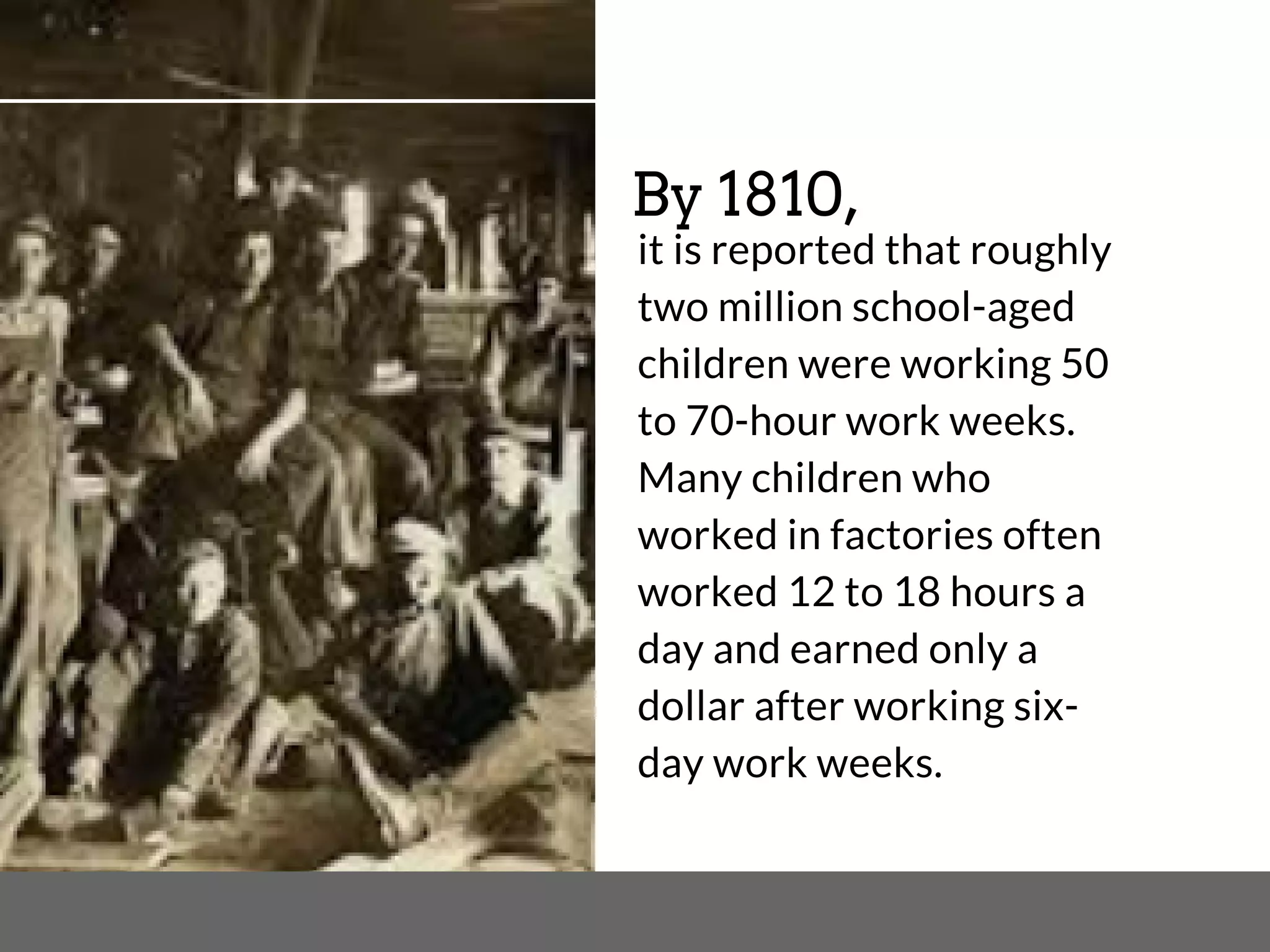 History of the Labor Movement: Child Labor in America | PDF