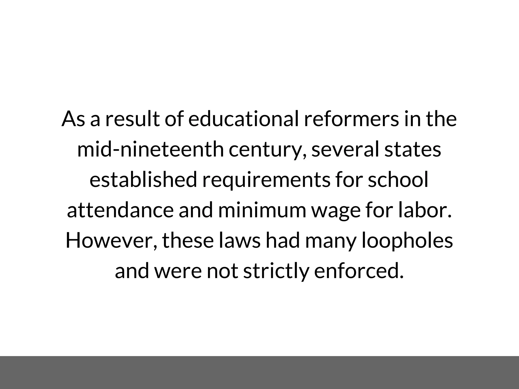 History of the Labor Movement: Child Labor in America | PDF
