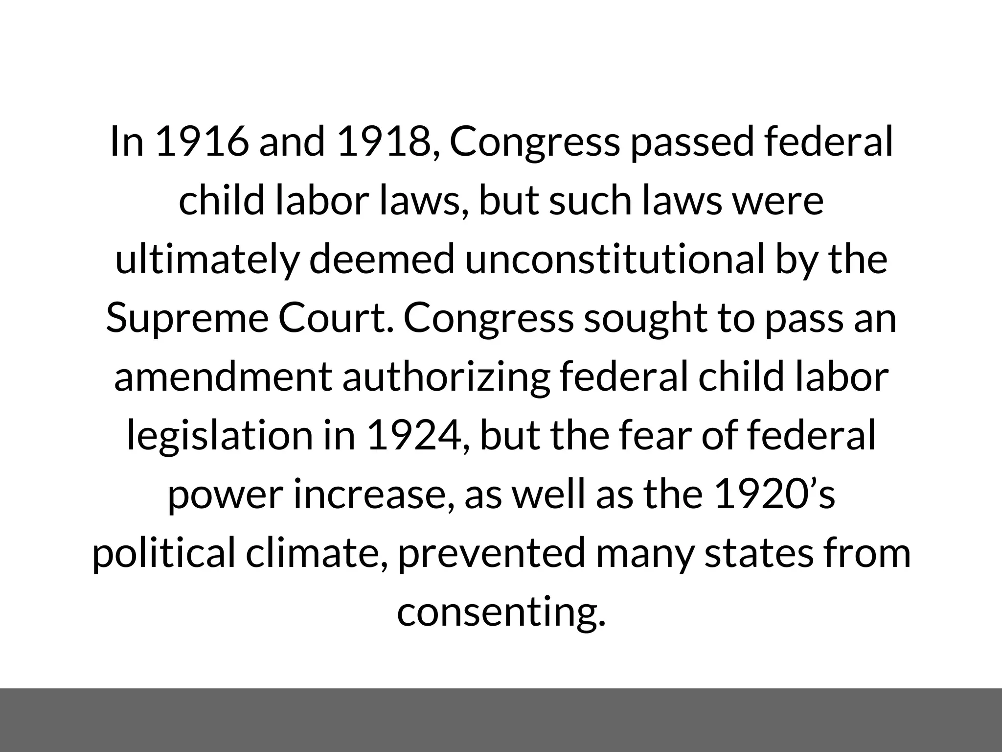 History of the Labor Movement: Child Labor in America | PDF