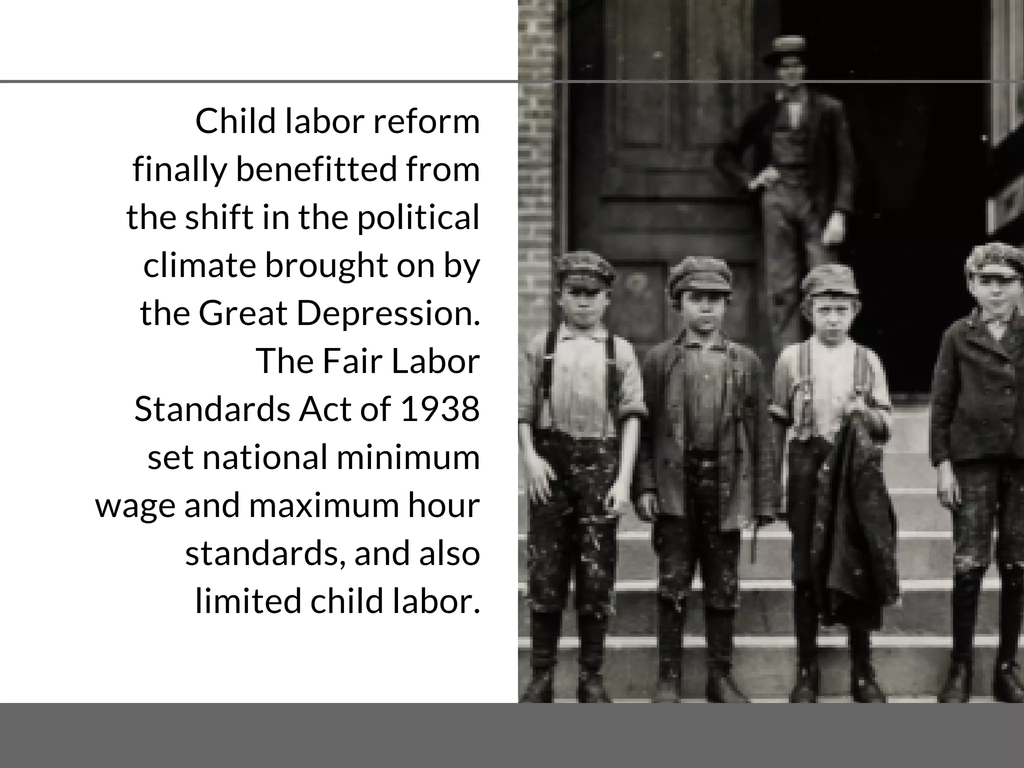 History of the Labor Movement: Child Labor in America | PDF
