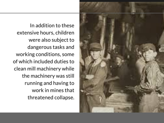 History of the Labor Movement: Child Labor in America | PDF