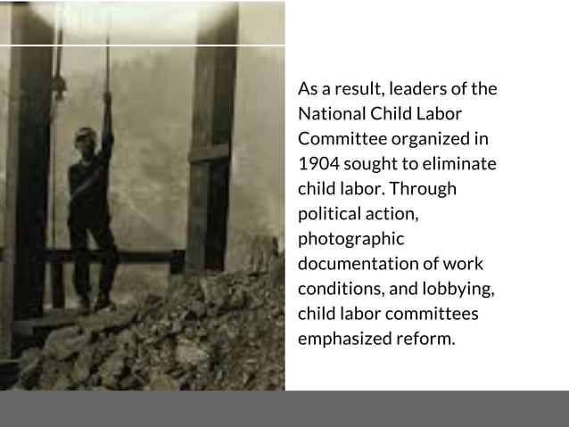 History of the Labor Movement: Child Labor in America | PDF