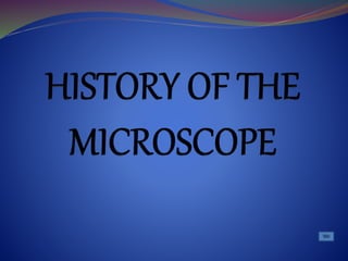 History of the microscope | PPTX