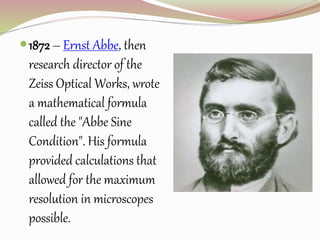 History of the microscope | PPTX