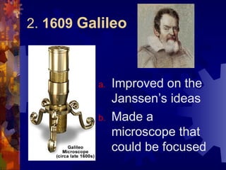 History of the Microscope. Timeline on developmentsppt | PPT