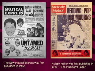 History of the music press | PPT