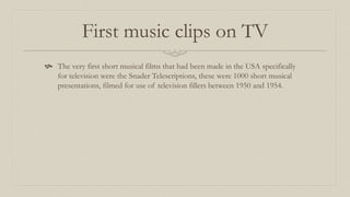 History of the music video | PPT