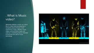 History of the music video | PPTX