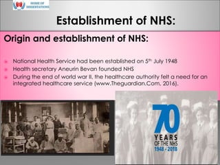 What the National Health Services offers you | PPTX