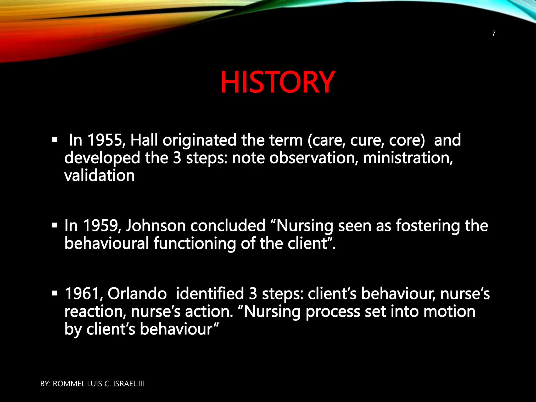 HISTORY OF THE NURSING PROCESS: AN OVERVIEW | PPT