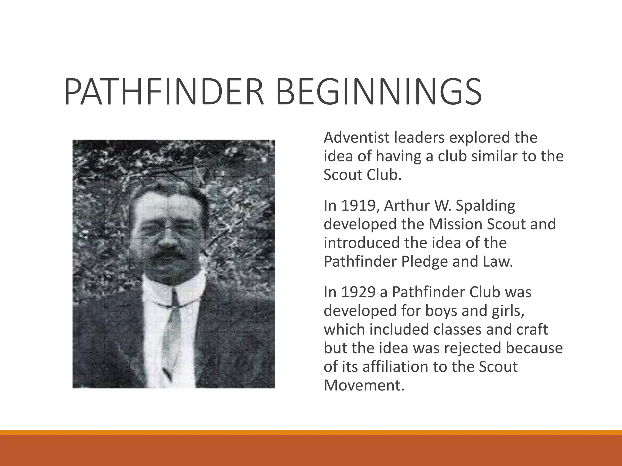 History of the pathfinder club, Maratroopers | PPTX
