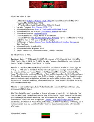 History of the PG-RNA|The Provisional Government of the Republic of New ...