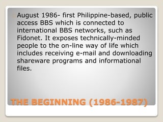 History of the philippine internet | PPTX