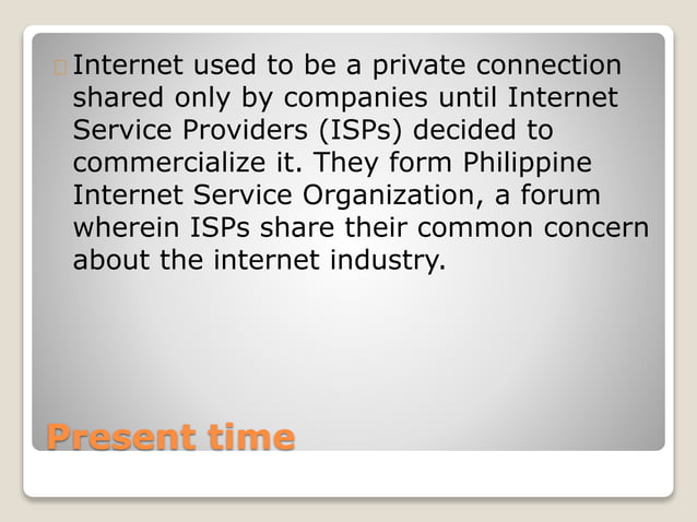 History of the philippine internet | PPT