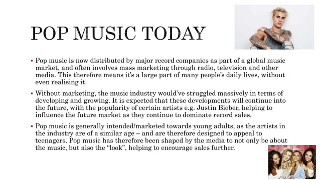 History of the Pop Genre | PPT