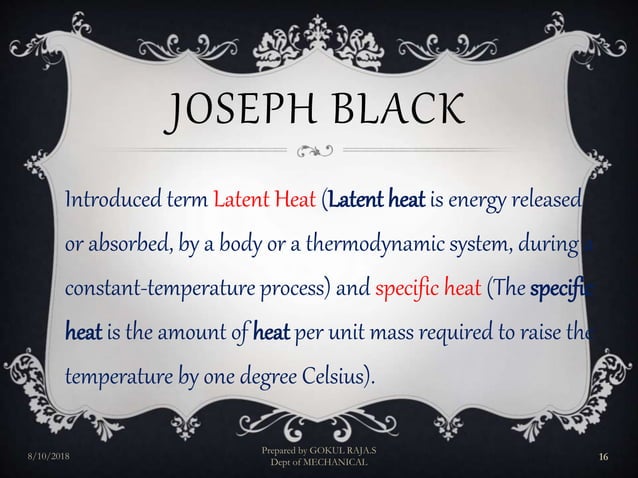 HISTORY OF THERMODYNAMICS | PPTX