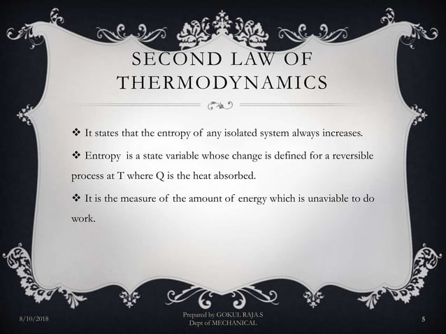 HISTORY OF THERMODYNAMICS | PPTX
