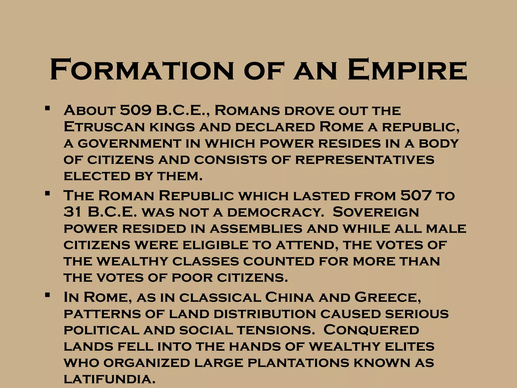 History of the roman empire | PPT
