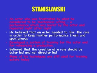 History of the theatre lesson 4 modern theatre | PPT