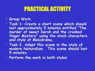History of the theatre lesson 4 modern theatre | PPT
