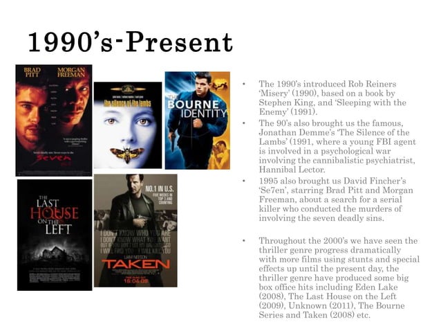 History of the thriller genre | PPTX