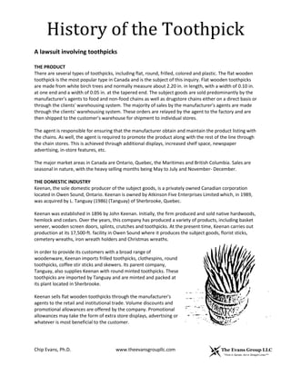 History of the toothpick | PDF