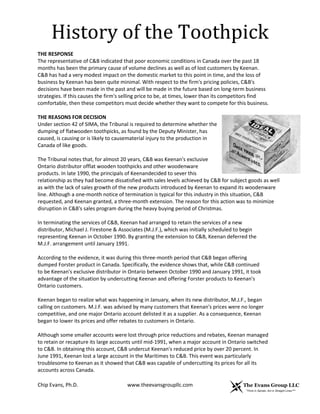 History of the toothpick | PDF