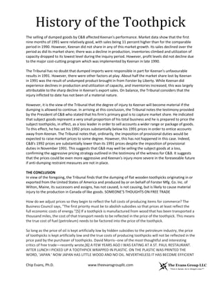 History of the toothpick | PDF