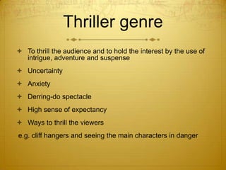 History of thriller | PPT