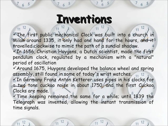 History of time | PPT