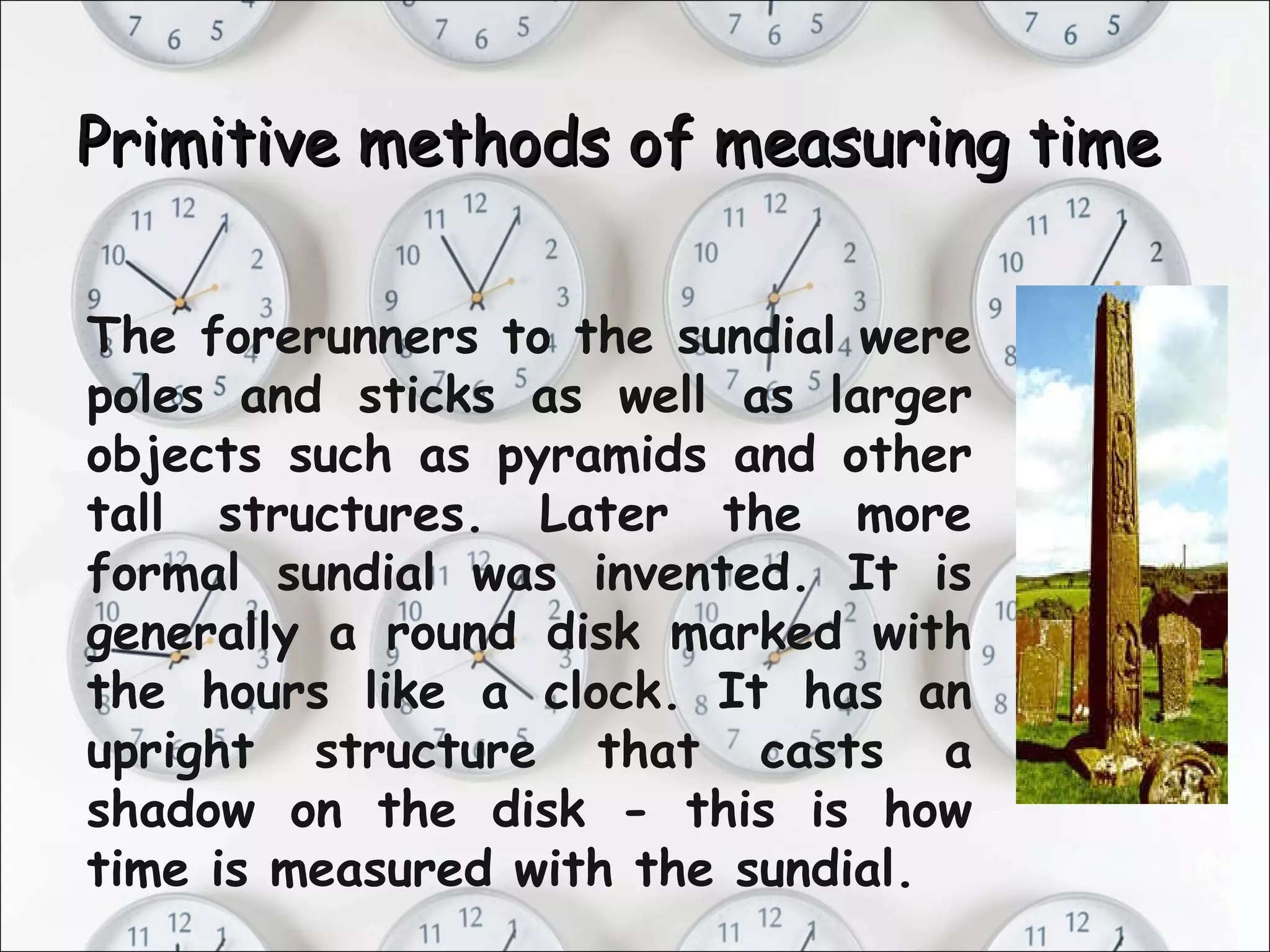 History of time - PowerPoint presentations for kids | PPT