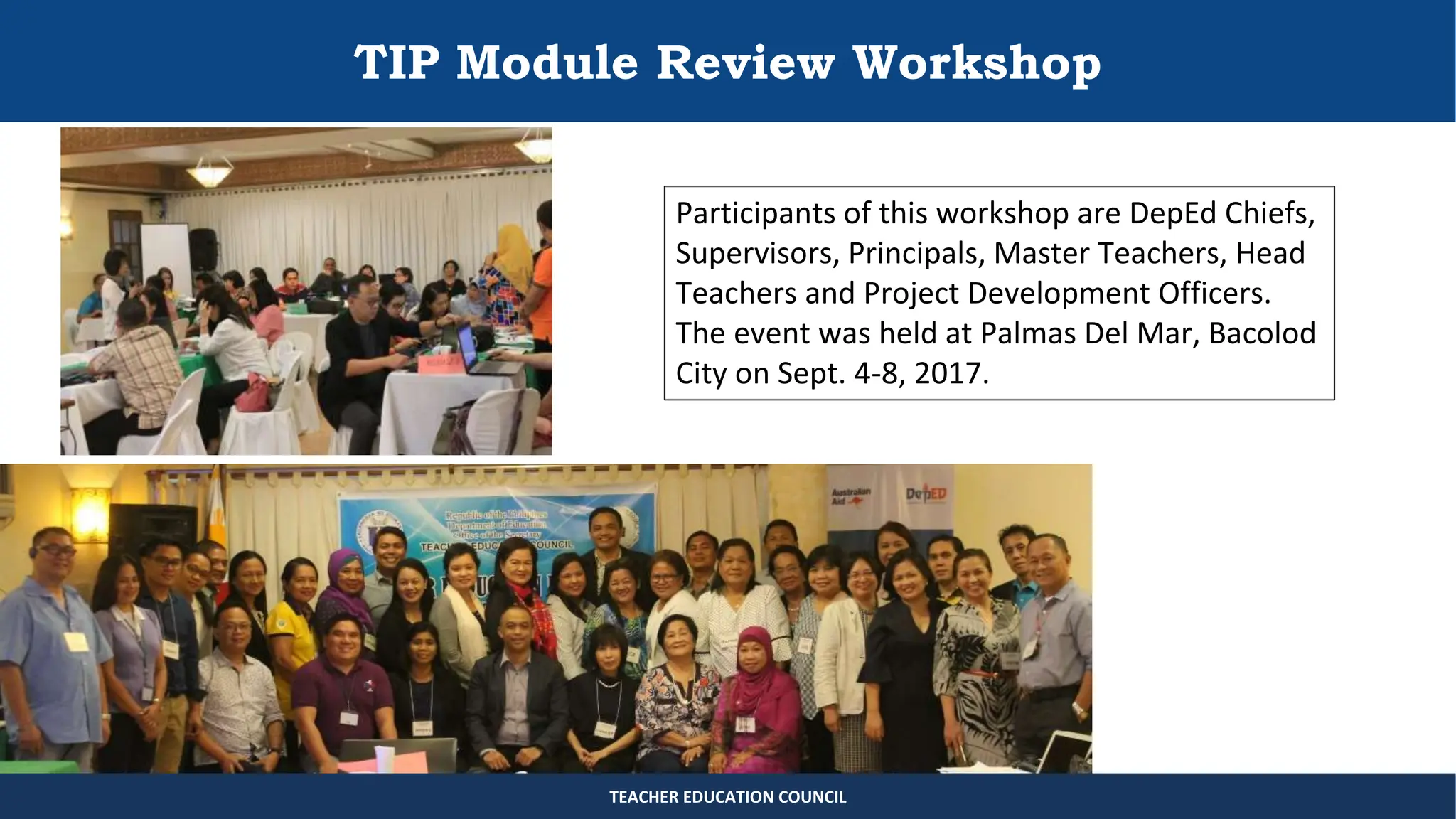 History of TIP and TIP Framework.pptx | Professional School ...