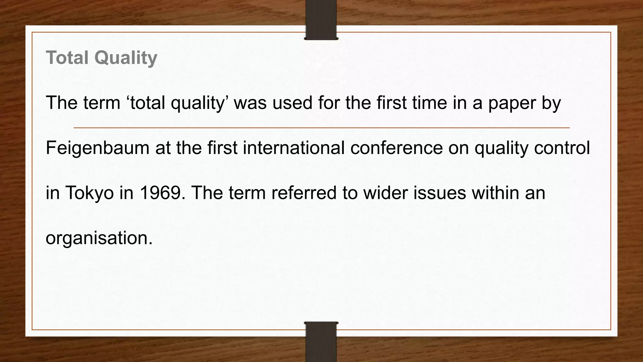 HISTORY OF TOTAL QUALITY MANAGEMENT AND THE DEMING PHILOSOPHY_RICHARD ...