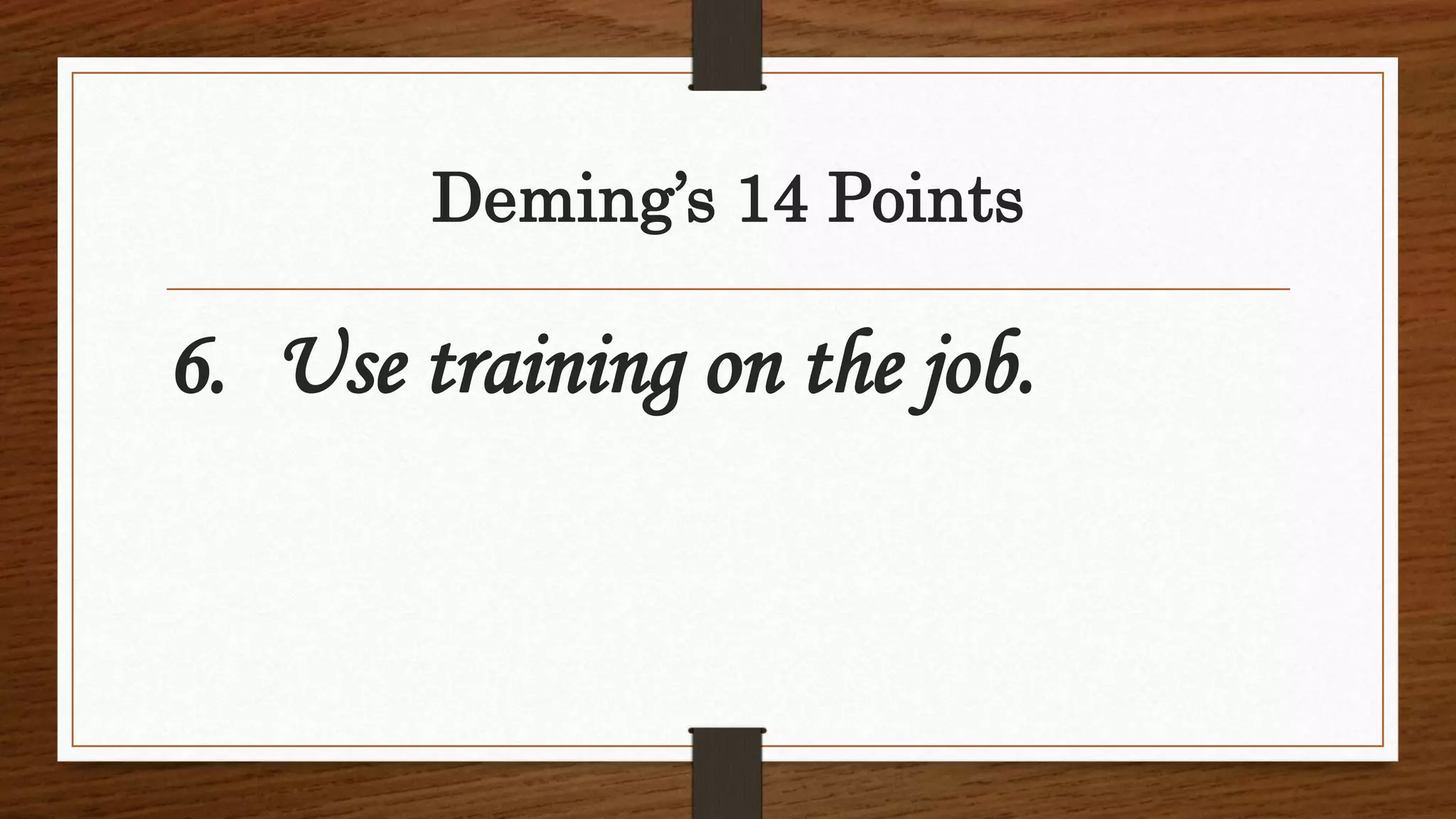 HISTORY OF TOTAL QUALITY MANAGEMENT AND THE DEMING PHILOSOPHY_RICHARD ...