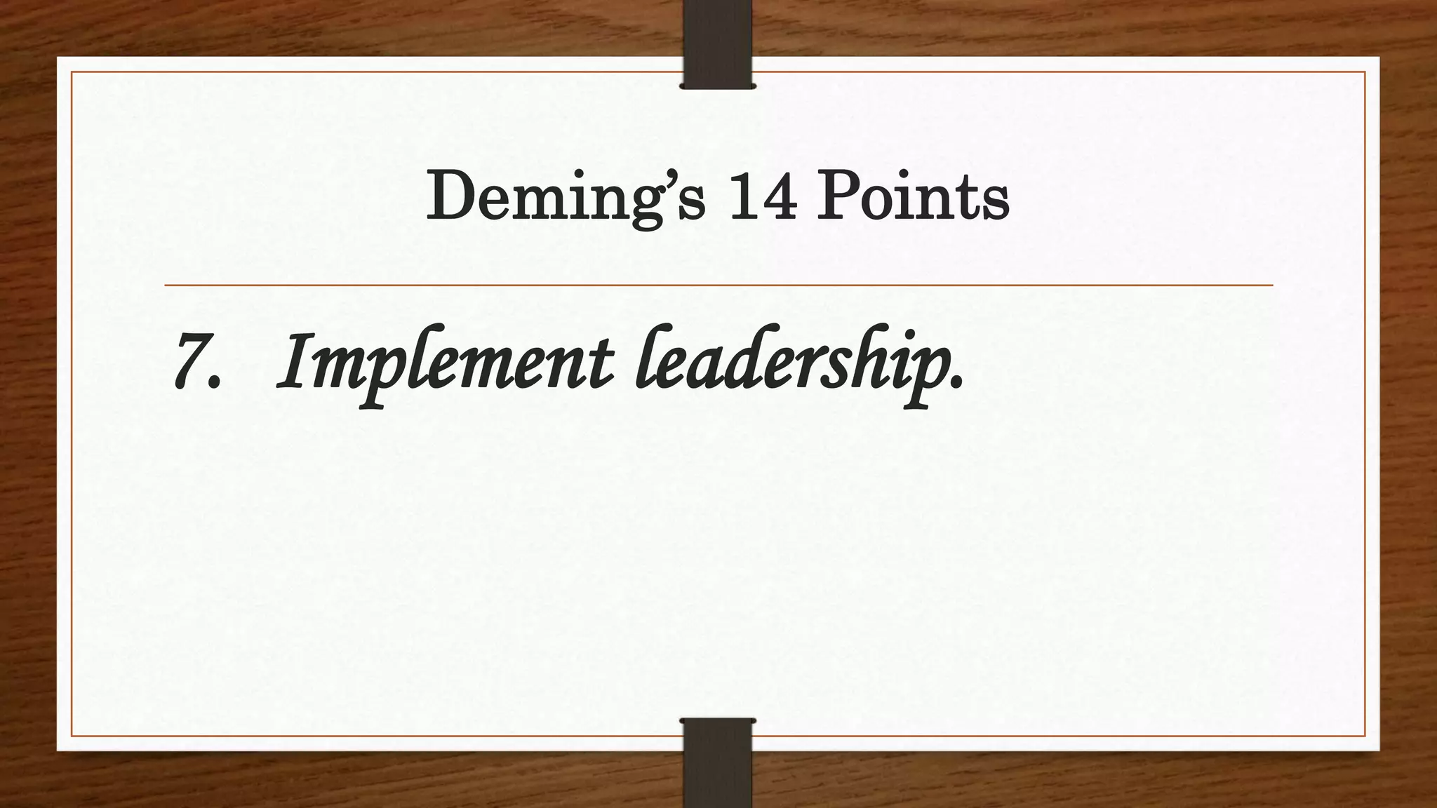 HISTORY OF TOTAL QUALITY MANAGEMENT AND THE DEMING PHILOSOPHY_RICHARD ...