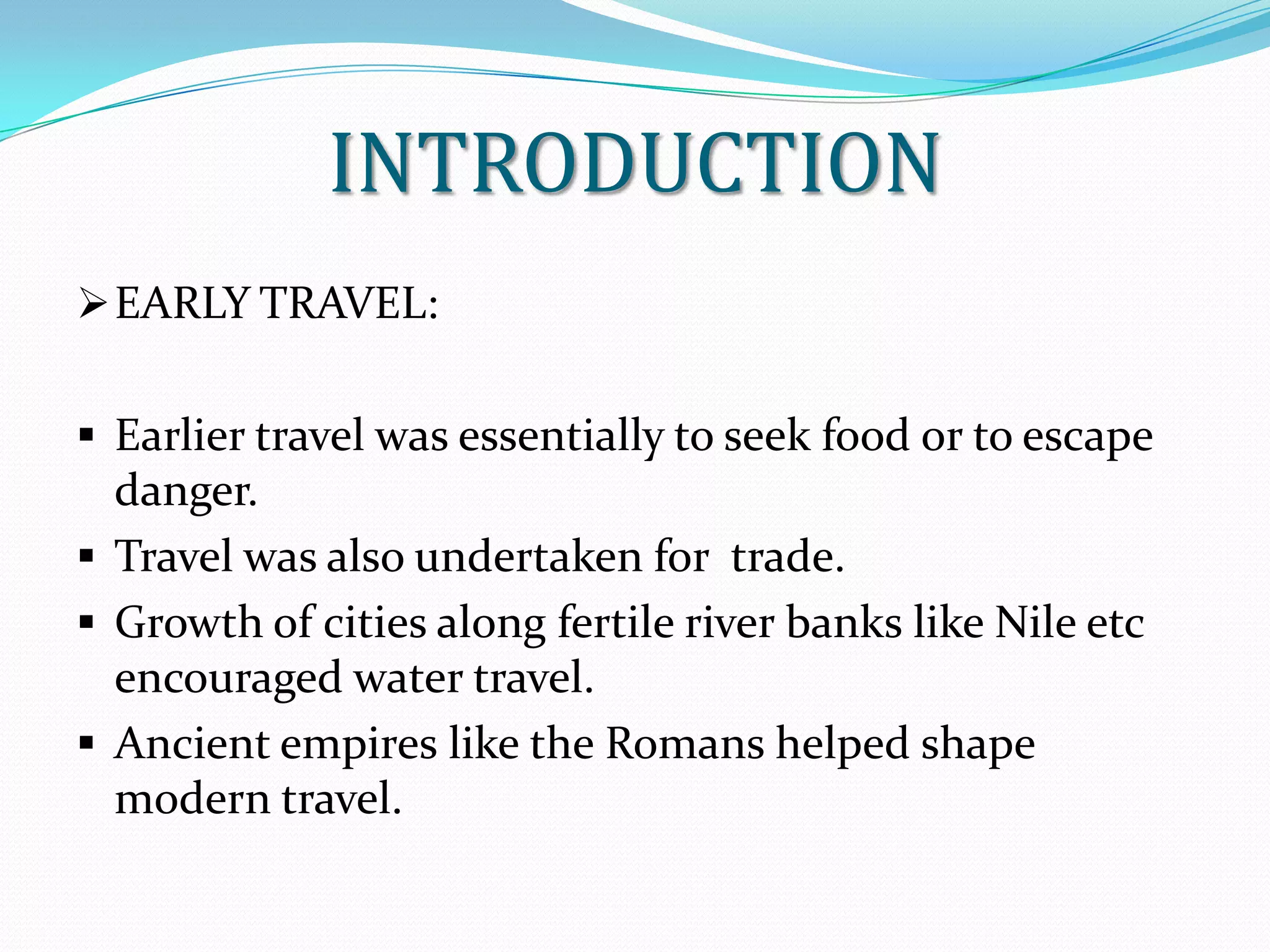 History of tourism | PPTX | Europe Travel | Travel Locations