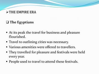 History of tourism | PPTX