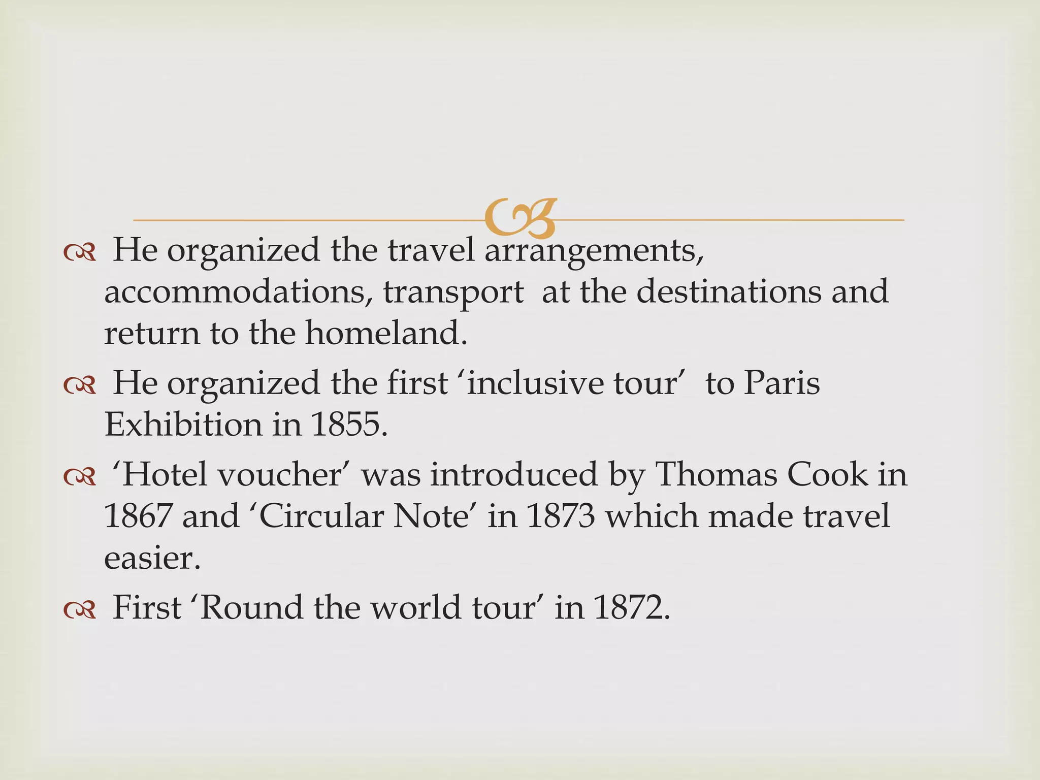 History of tourism | PPTX