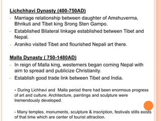 History of tourism in nepal | PPTX