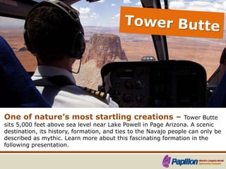 History of Tower Butte | PPT