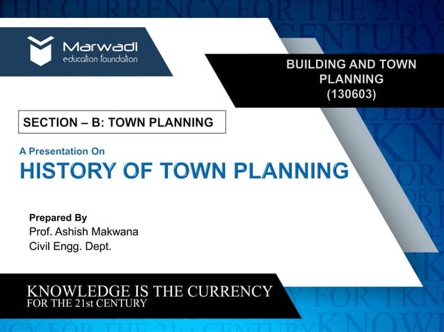 History of Town Planning_Building and Town Planning | PDF