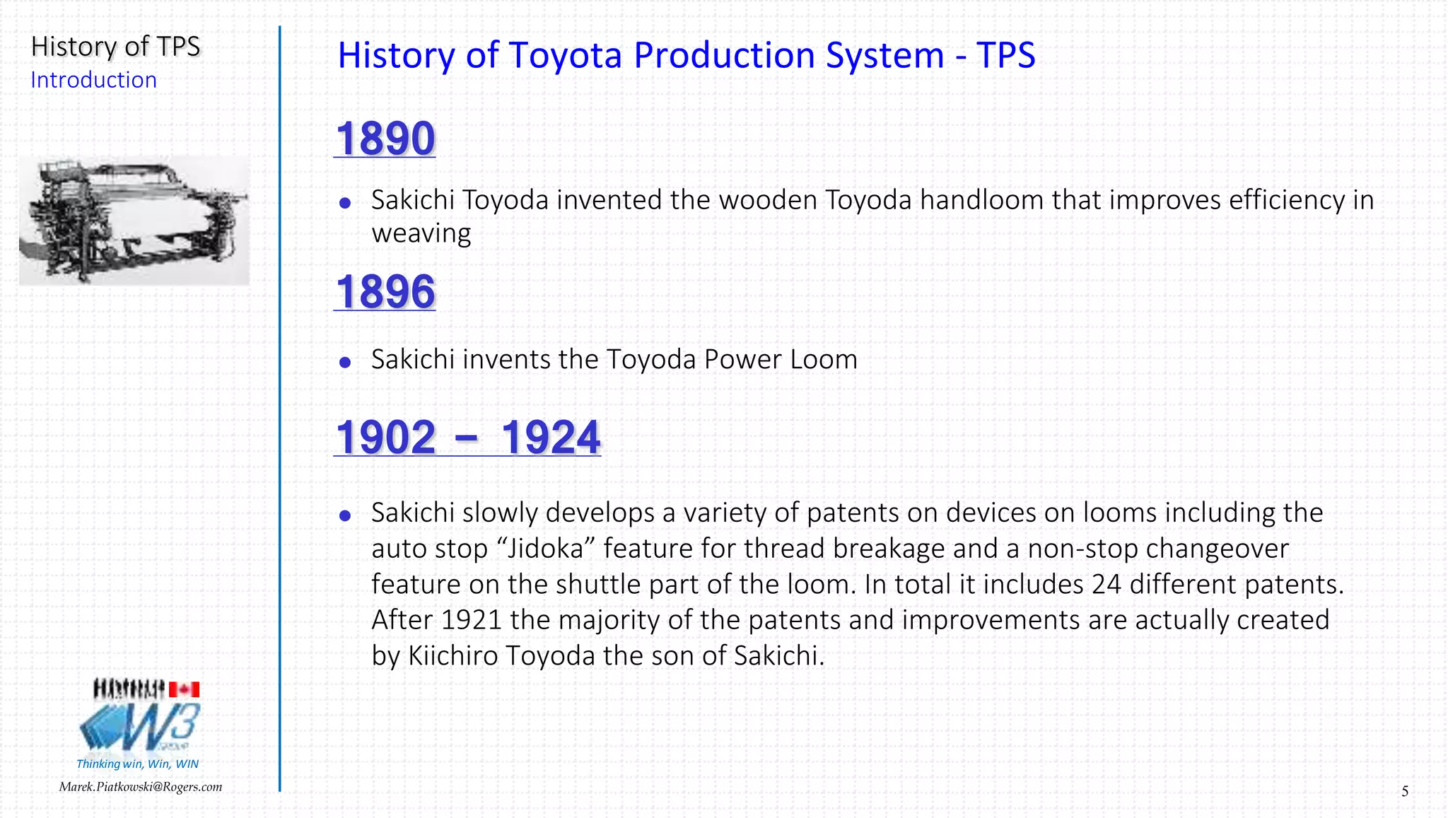 History of Toyota Production System (TPS) | PPTX